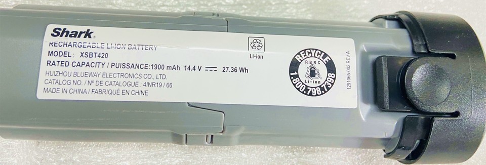 NEWGenuine XSBT420 Battery For Shark WS640AE WS642AE WV401 WV403BR ...