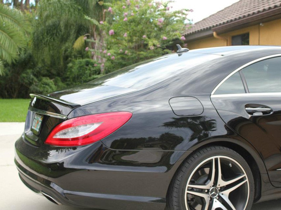 Mercedes W218 Trunk Deck Lip Spoiler A Type Class CLS 2011-2014 | eBay