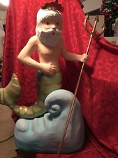 Glitterville Merman Ornament Christmas Gay Mermaid with Beard - VI0388 ...