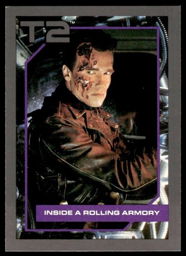 1991 Impel Terminator II #93 Inside a Rolling Armory | eBay