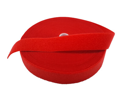 50mm - 2" Red Loop Fashion Military Defence Standard Fluffy Sewable ...