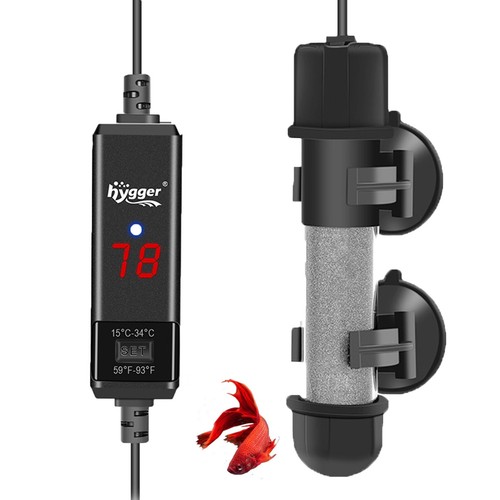 hygger Digital Small Aquarium Heater Temperature Control Fish Tank ...
