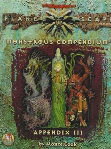 Monstrous Compendium Appendix III by TSR Inc. Staff (1998, Hardcover ...