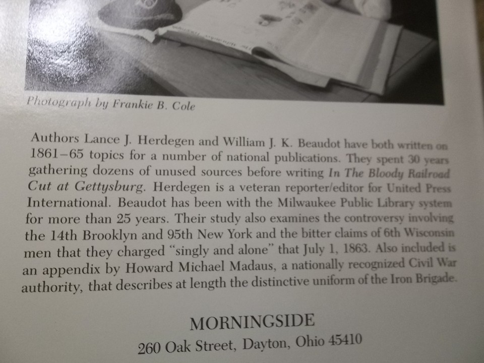 In The Bloody Railroad Cut at Gettysburg by Herdegen & Beaudot SIGNED ...