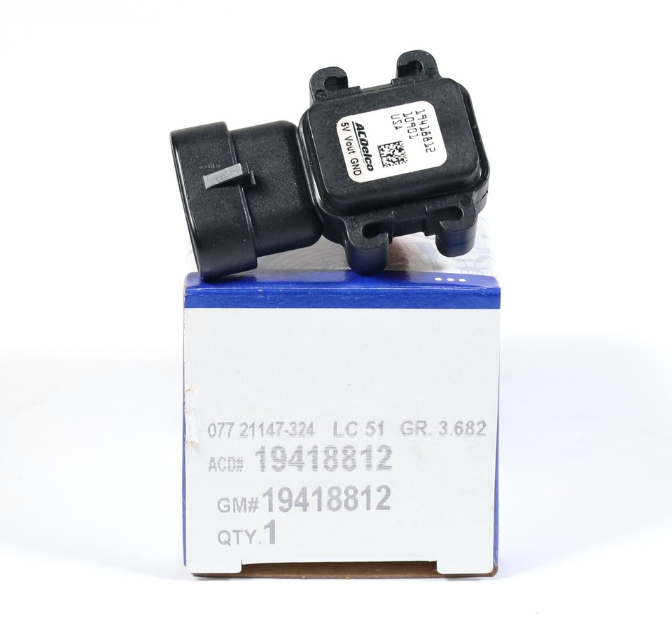 Genuine GM ACDelco 19418812 MAP Sensor 2004.5-2010 GM 6.6L Duramax LLY ...