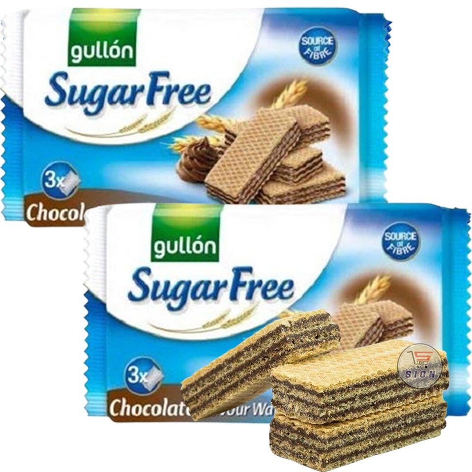 Gullon Sugar Free High Fibre Biscuit Selection- Wafer, Chip, Digestives ...