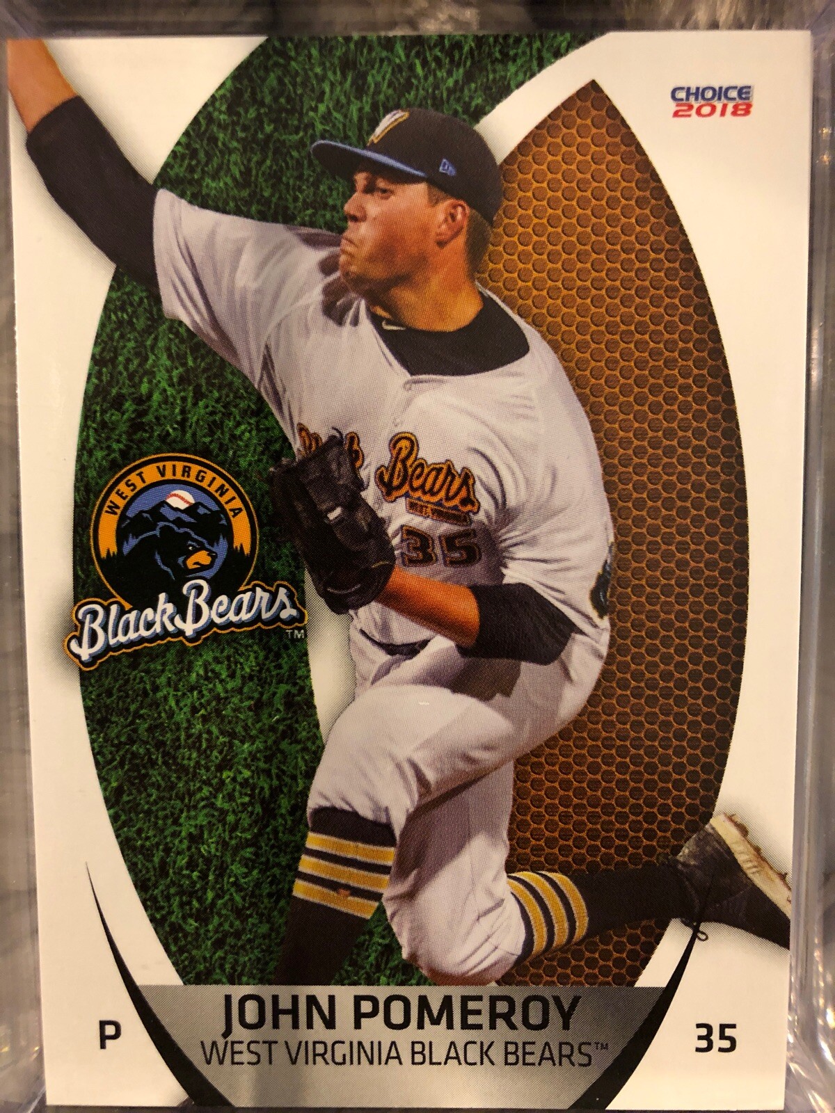 2018 West Virginia Black Bears John Pomeroy RC Rookie Pittsburgh ...