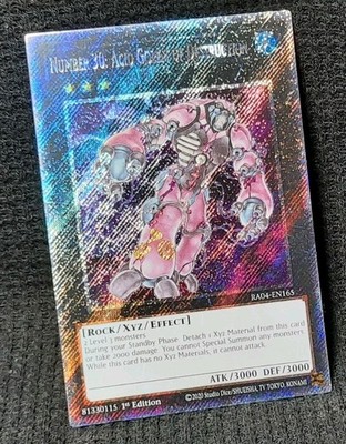 Yu-Gi-Oh! Number 30: Acid Golem Of Destruction *PLATINUM SECRET RARE ...