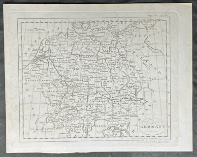 1770 Andrew Bell Antique Map of Germany | eBay