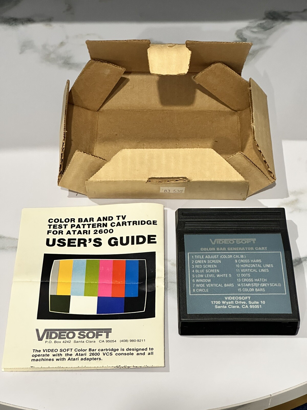 Color Bar Generator (Atari 2600, 1984) Extremely Rare. NEW LIKE ...