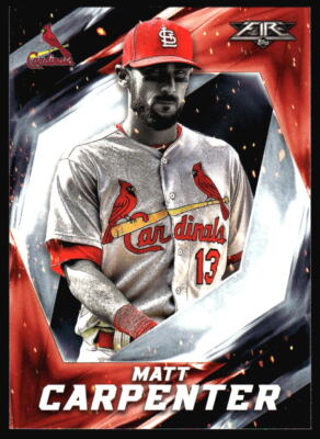 2017 Topps Fire Matt Carpenter #60 St. Louis Cardinals | eBay