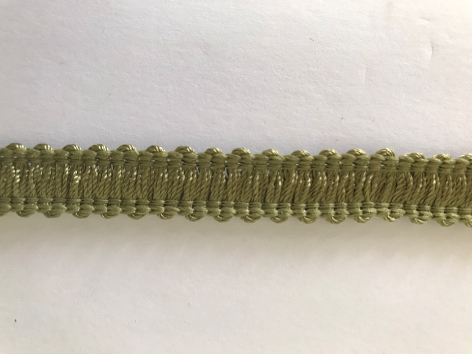 .5'' Moss Green Decorative Scroll Style Braid Trim {By The Yard} Ribbon ...