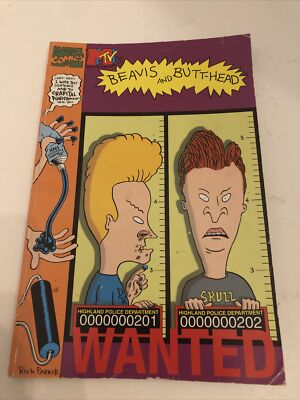 Beavis & Butthead: Wanted (1995) Trade Paperback TPB Marvel Comics RARE ...