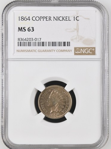 1864 1c Indian Head Penny NGC MS63 Copper Nickel | eBay