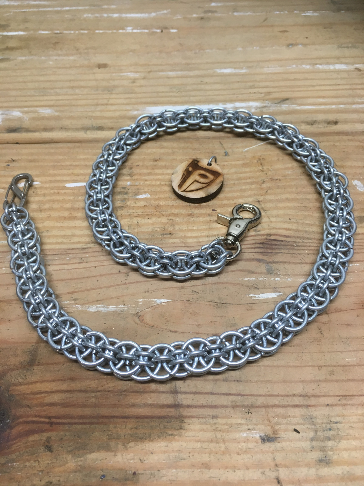Chainmail Wallet Chain - Helms Deep - Handcrafted - 14 Gauge ...