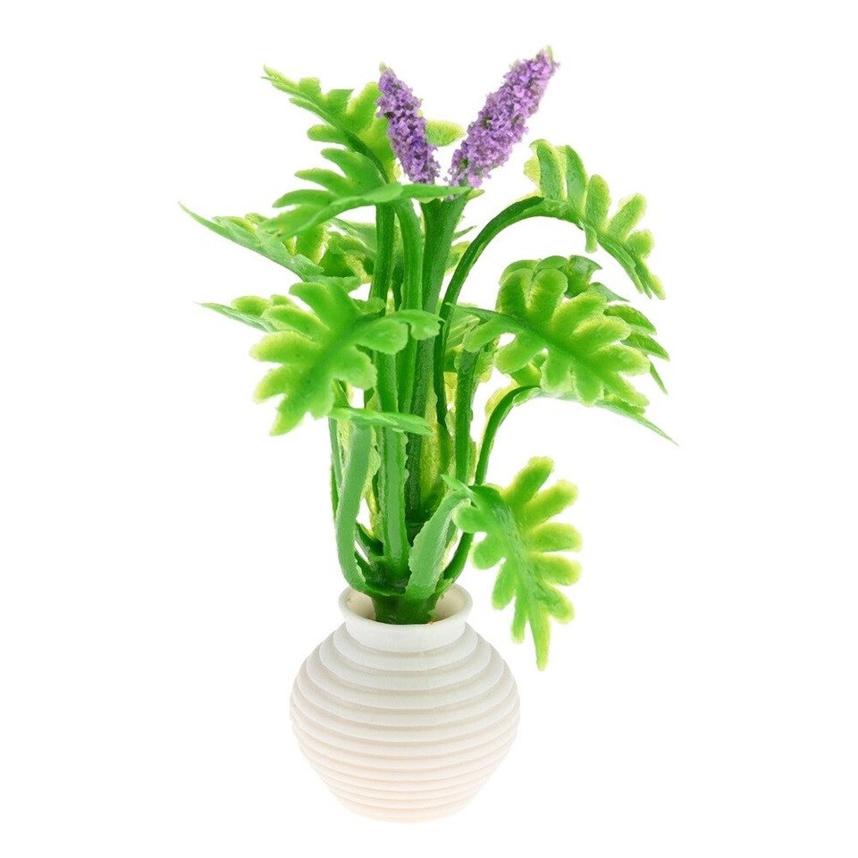 7Pcs Mini Flower Pots Colorful Mix HO O Scale Model Railway Dollhouse ...