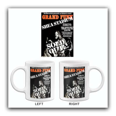 Grand Funk Railroad - Humble Pie - Shea Stadium - 1971 Concert Mug | eBay