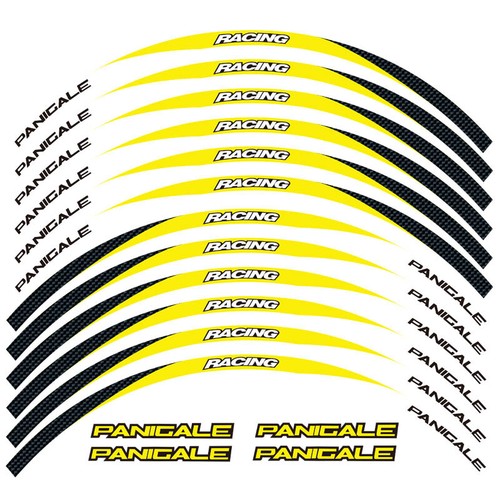 For DUCATI PANIGALE Motorcycle Rim Stripes Wheel Decals Tape Stickers ...