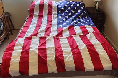 Official U.S. Interment Flag 5’ x 9.5’ 100% Cotton Made in USA | eBay