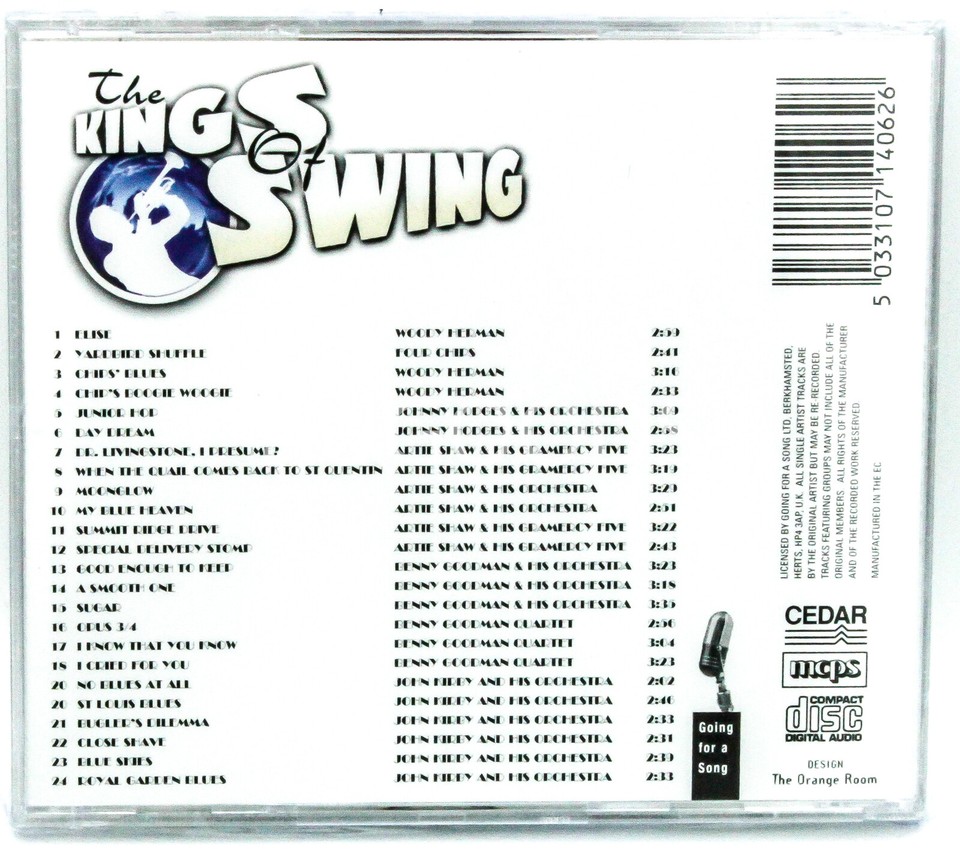 The Kings of Swing - Various Artists - 24 Great Tracks - Cedar CD NEW ...