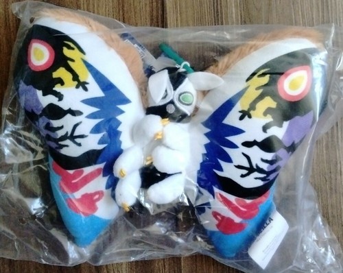 GODZILLA FIGURE KAIJU PLUSH MOTHRA BUTTERFLY HANGER KEYCHAIN | eBay