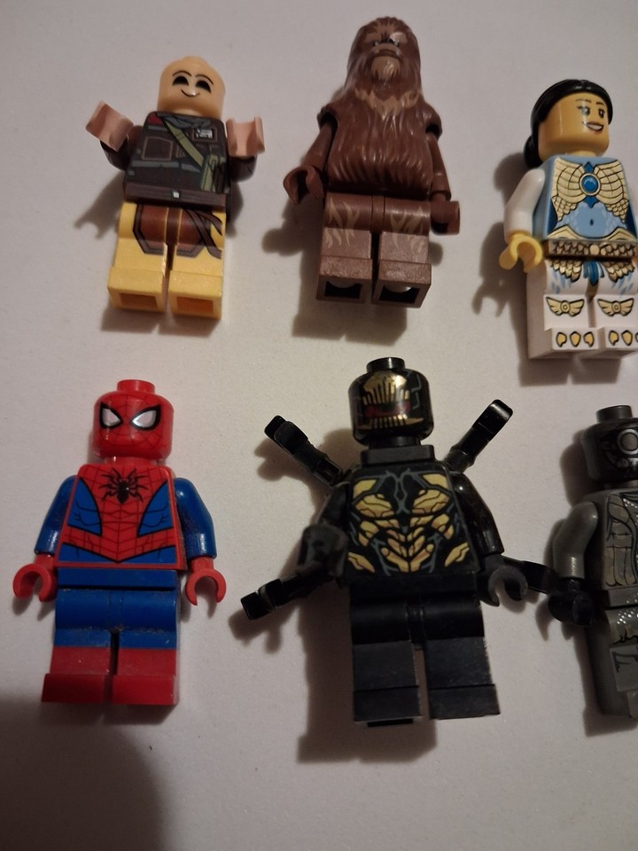 LEGO Mini Figures Vintage Lot Mini Fig Marvel Spiderman Star Wars ...