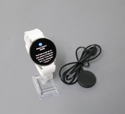 Samsung Galaxy Watch4 SM-R875U 44mm LTE Aluminum Smartwatch - Silver | eBay