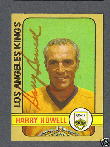 Harry Howell signed LA Kings 1972-73 OPC trading card | eBay