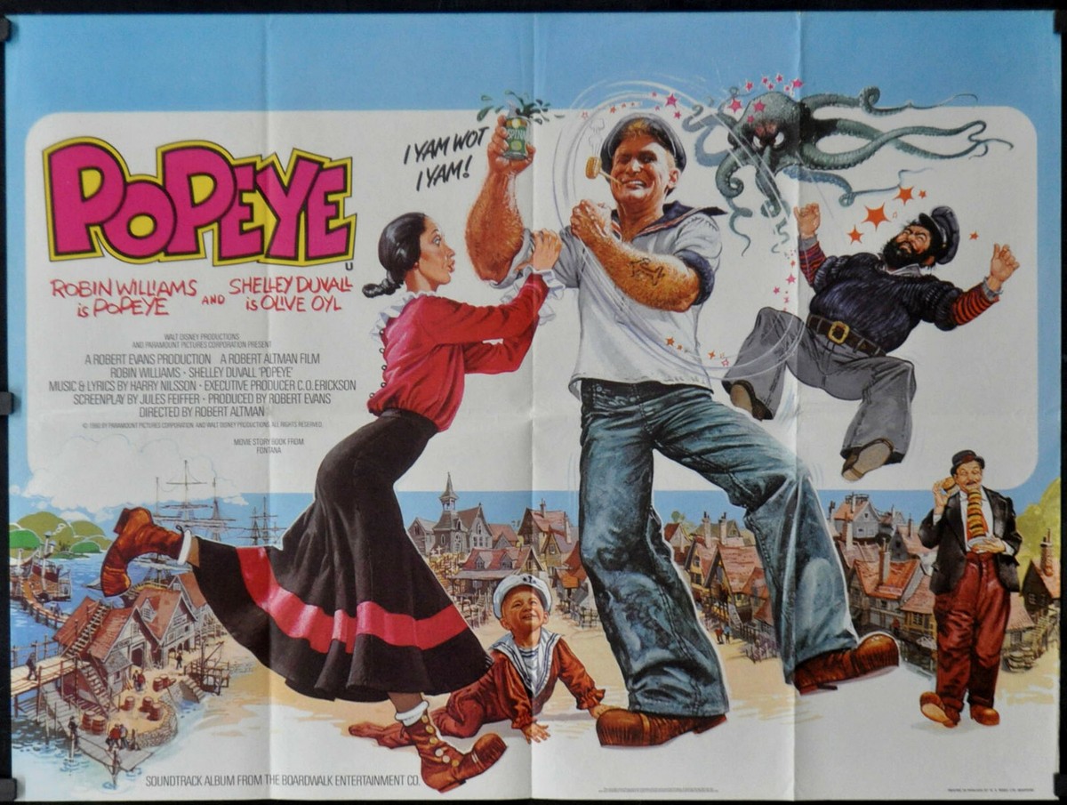 Popeye Robin Williams Plakat