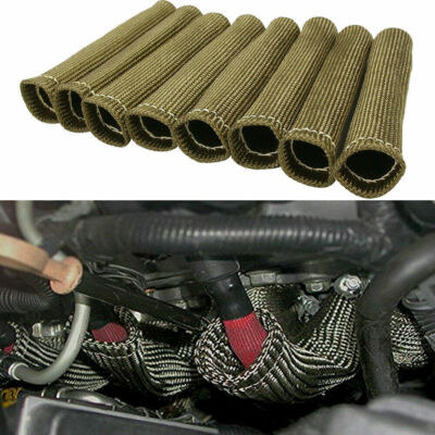 8x Spark Plug Wire Boot Heat Sleeve Cover Shield For SBC BBC MSD ...