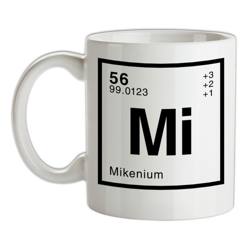 MIKE - Periodic Element Mug - Surname - Family - Name - Tea - Coffee | eBay