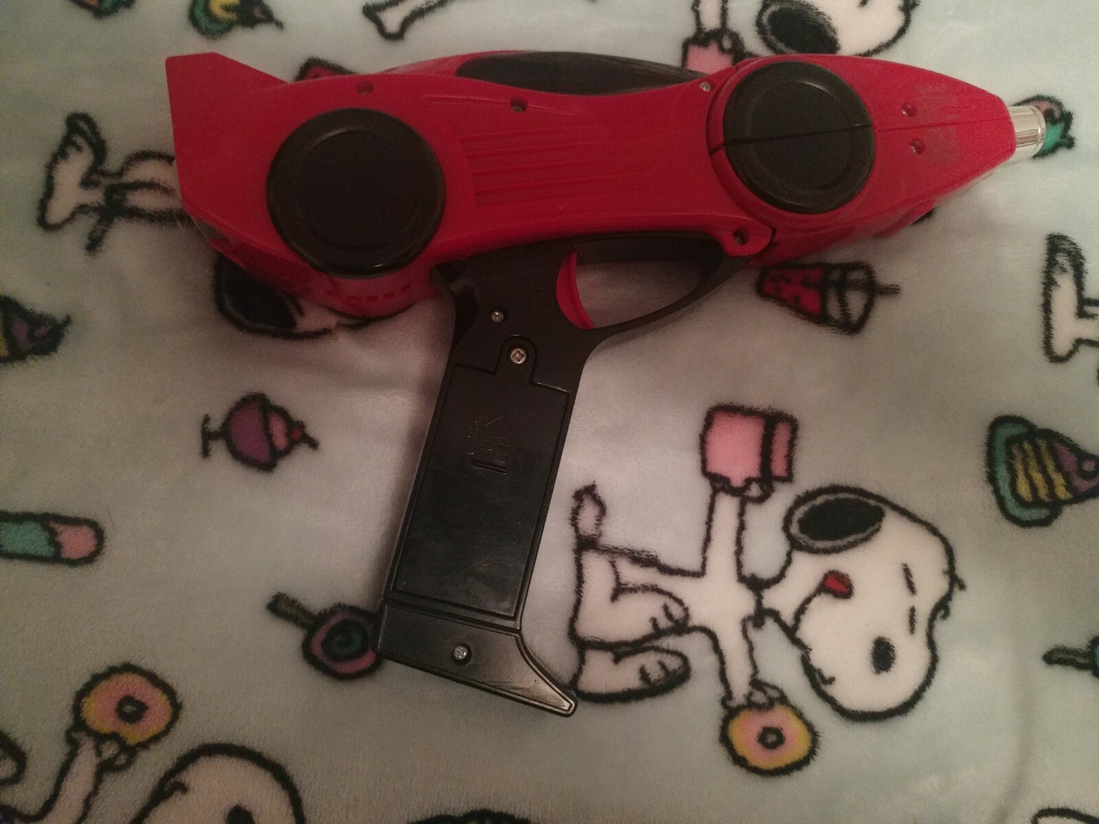 VINTAGE BANDAI MMPR TURBO RANGERS RED BLACK CAR GUN COSPLAY ROLEPLAY | eBay