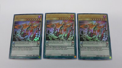 3x METALFOES VOLFLAME GFTP-EN103 1ST EDITION ULTRA RARE YUGIOH PACK ...