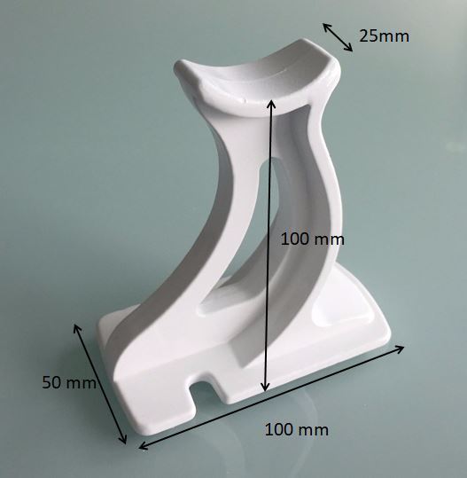 WHITE Column Radiator Support Feet for Cast Iron & Traditional ...