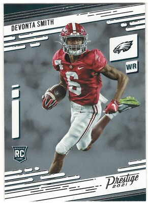 DEVONTA SMITH 2021 Prestige #211 Rookie RC Alabama PHILADELPHIA EAGLES ...