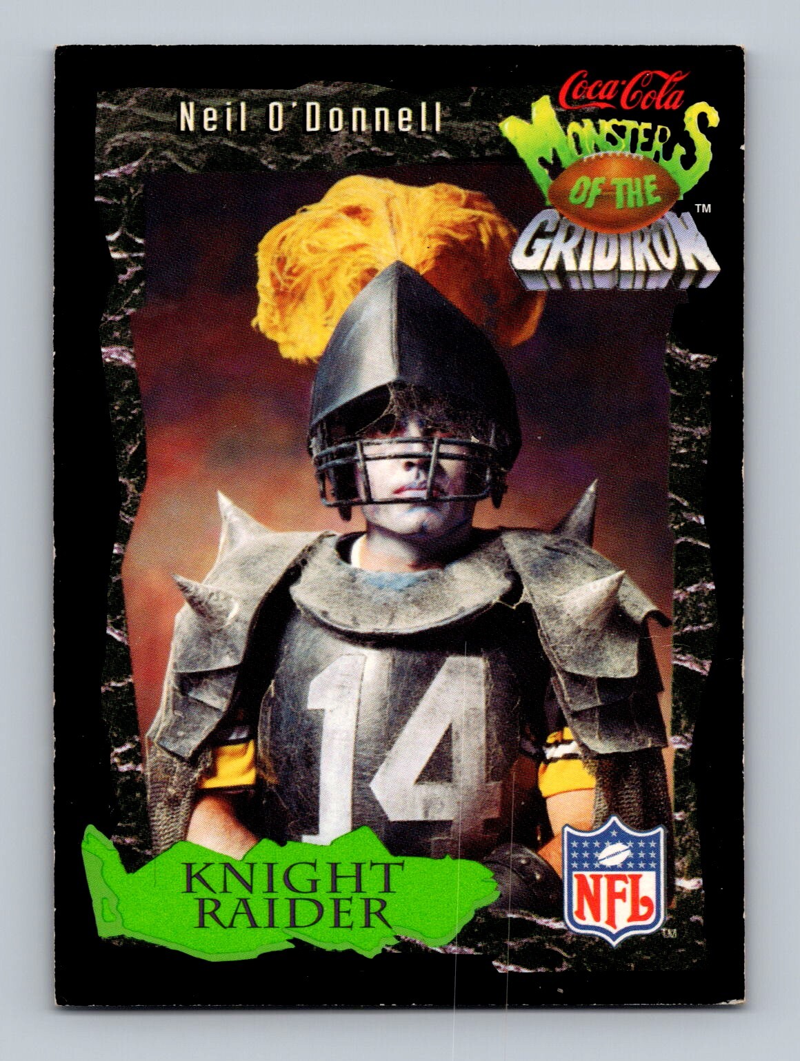 1994 Coca Cola Monsters Of The Gridiron - Neil O'Donnell - Knight ...