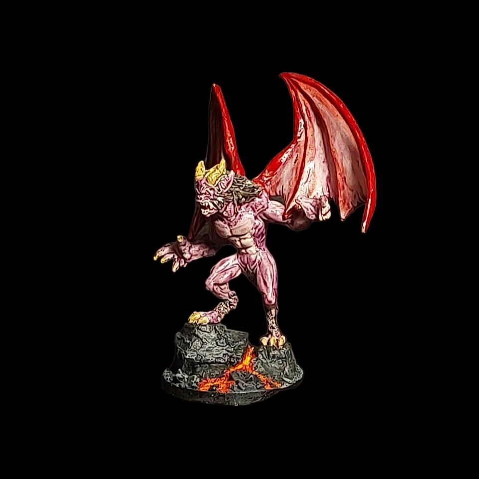 Nabassu Demon Miniature Painted DnD Mini Dungeons and Dragons ...