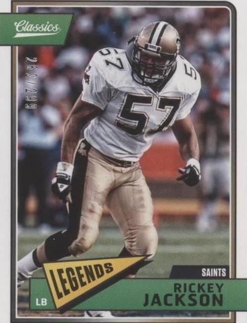 2018 Panini Classics - Legends Rickey Jackson #155 Red Back /299 for ...