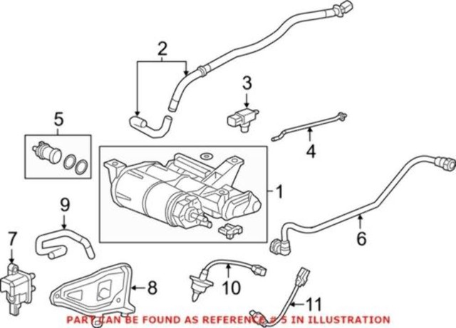 Honda OEM Vapor Canister-purge Control Valve 17310TBAA01 for sale ...