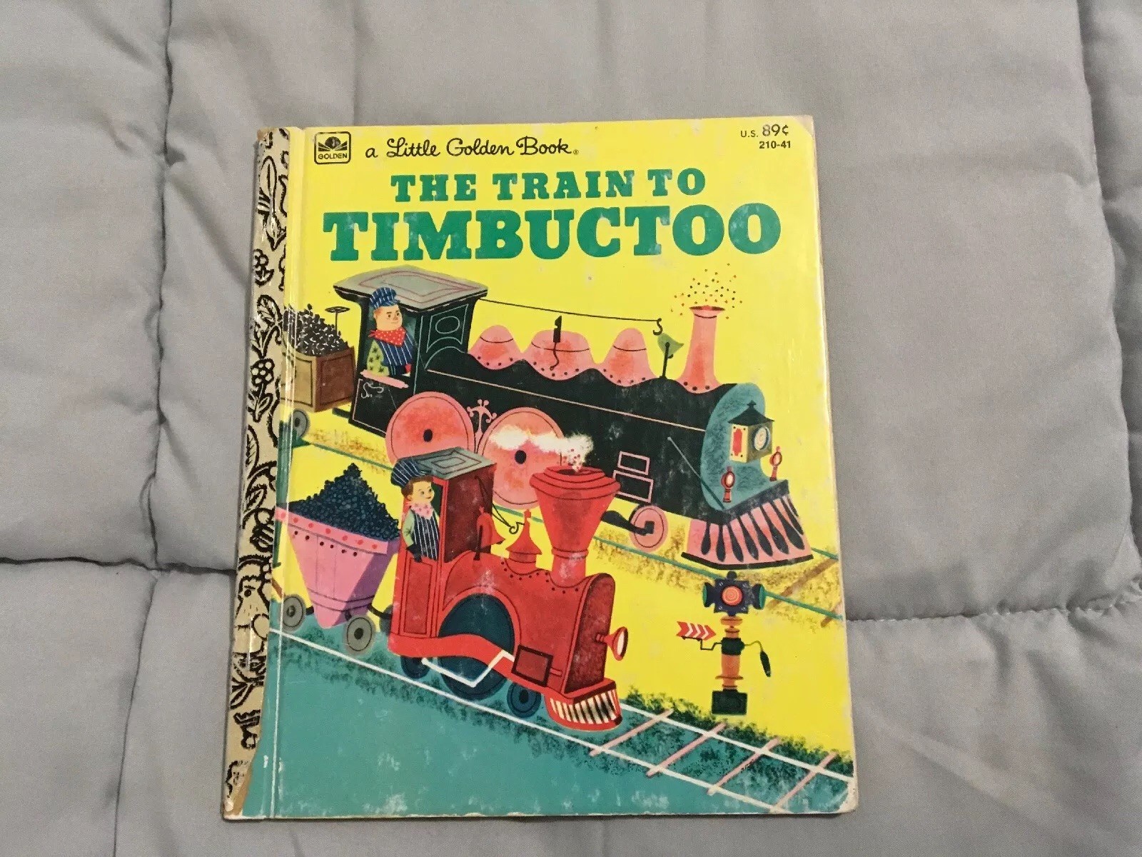 2 Little Golden Books Train To Timbuctoo & Whispering Rabbit Childrens ...