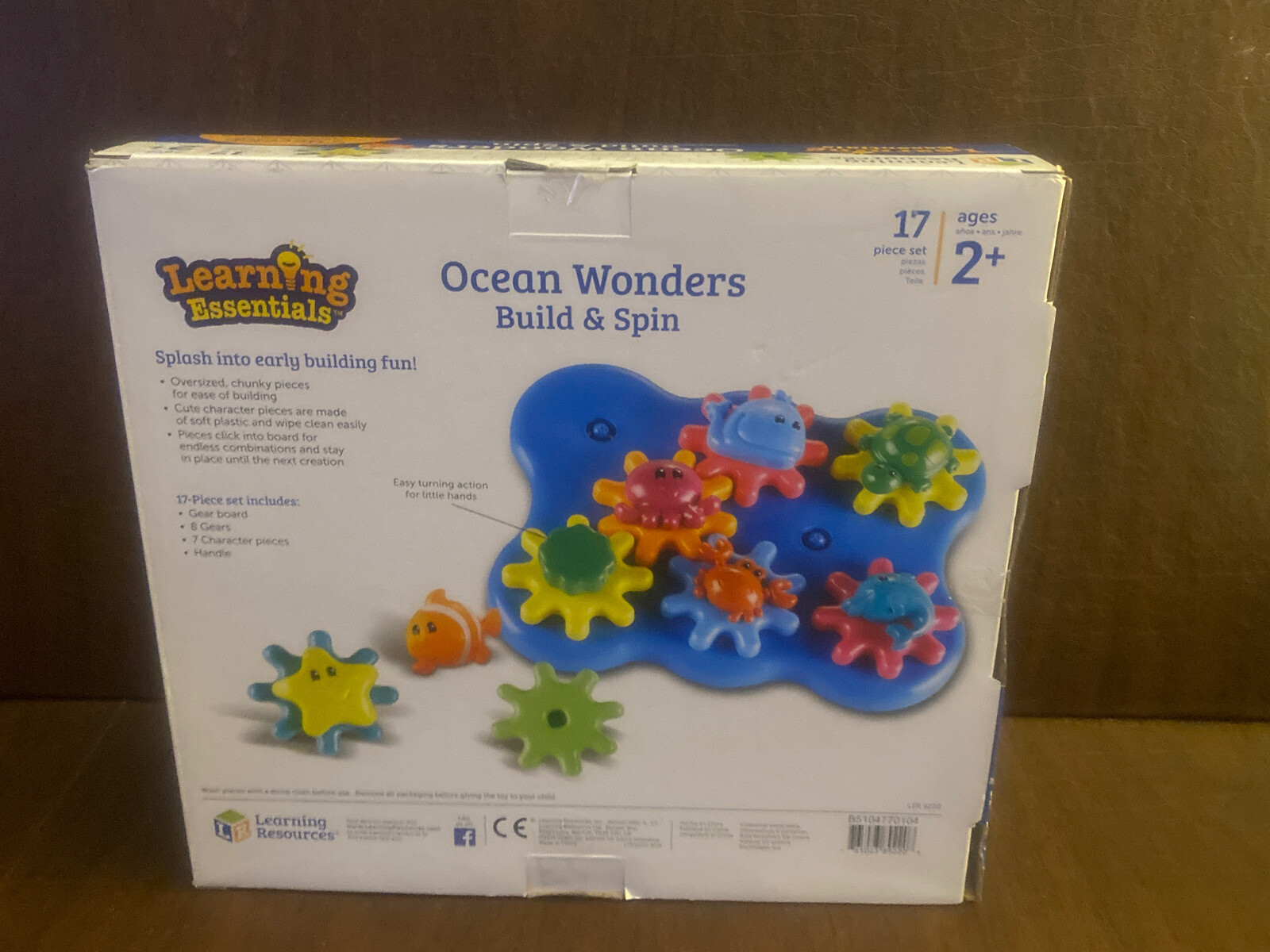 Learning Resources Ocean Wonders Build & Spin Gears Toy & Building Set ...