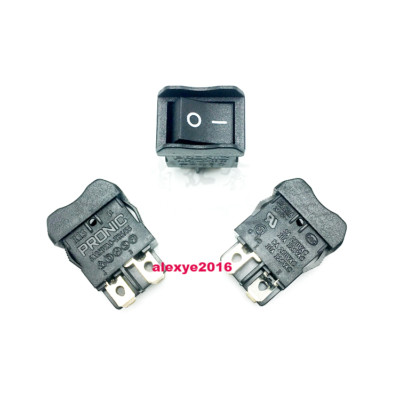 1 PCS PRONIC R13 Rocker Switch 4 Pins 5A/8A 250VAC 10A 250VAC Black T85 ...