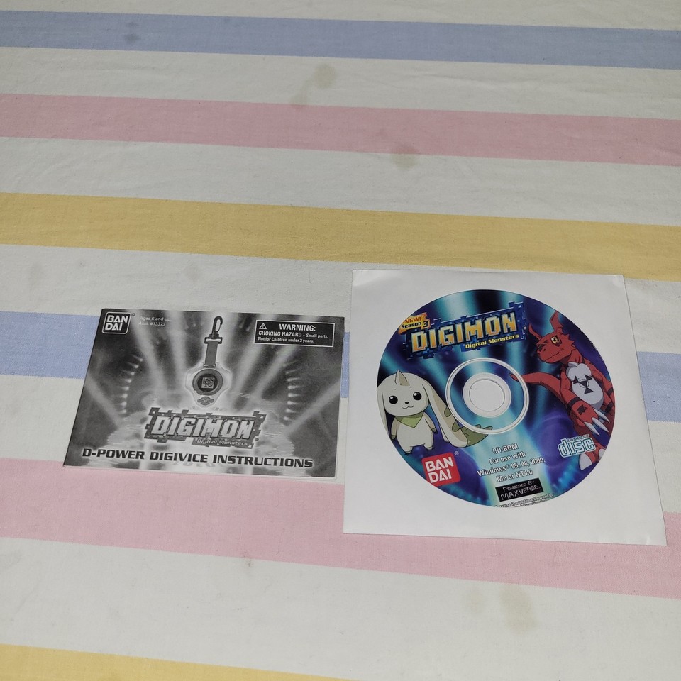 Digimon Digivice D-POWER DISC 2001 English RARE USA V-pet Game D-Ark ...