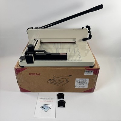 Heavy Duty Guillotine Paper Cutter 400 Sheet Capacity A4-12'' Paper ...