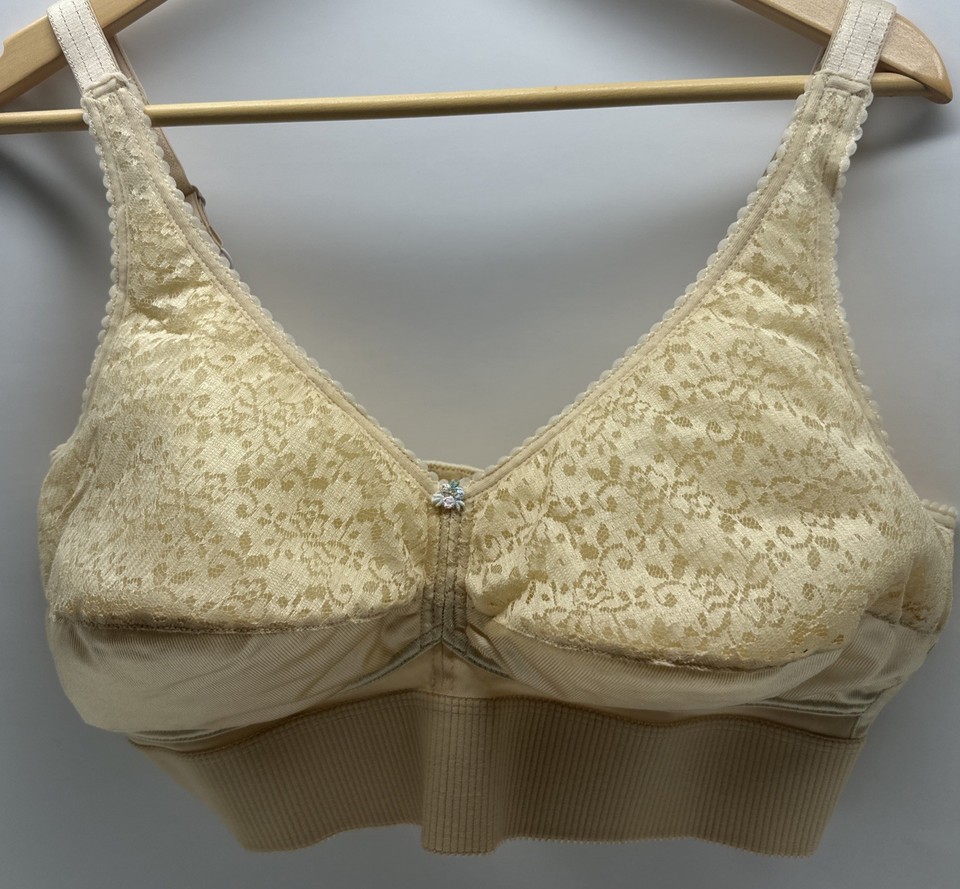 Jodee Mastectomy Bra 2115 Padded Celebration Plus Wide Band Wireless ...