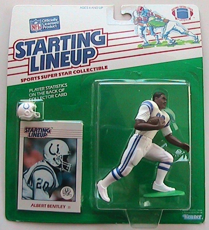 1988 ROOKIE STARTING LINEUP - SLU - NFL - ALBERT BENTLEY - INDIANAPOLIS ...