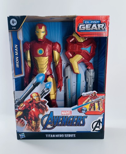 Marvel Avengers Titan Hero Series Bunker Buster Iron Man 12" Action ...