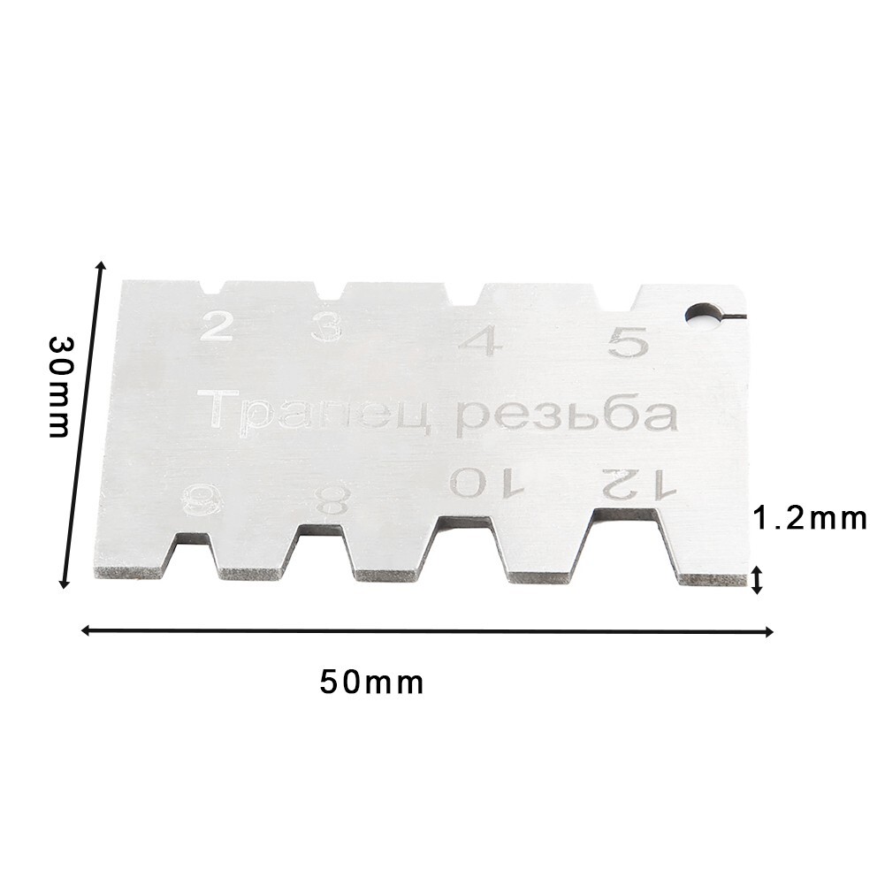 4X Screw Thread Cutting Gauge Carbon Steel Angle Measuring Turning ...