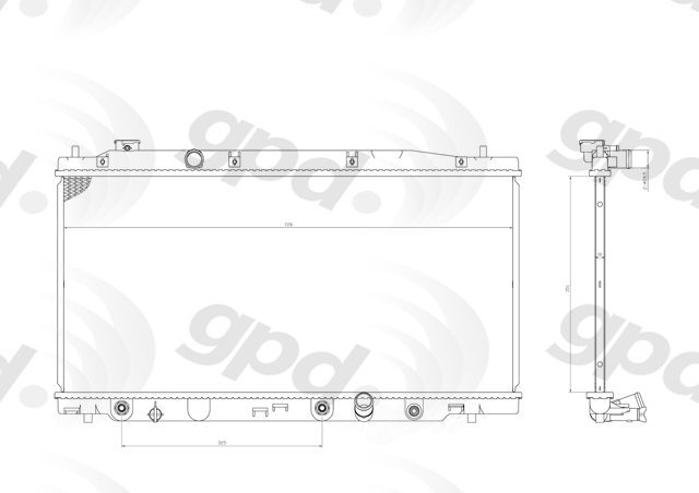 Radiator Global 13068C fits 09-13 Honda Fit | eBay