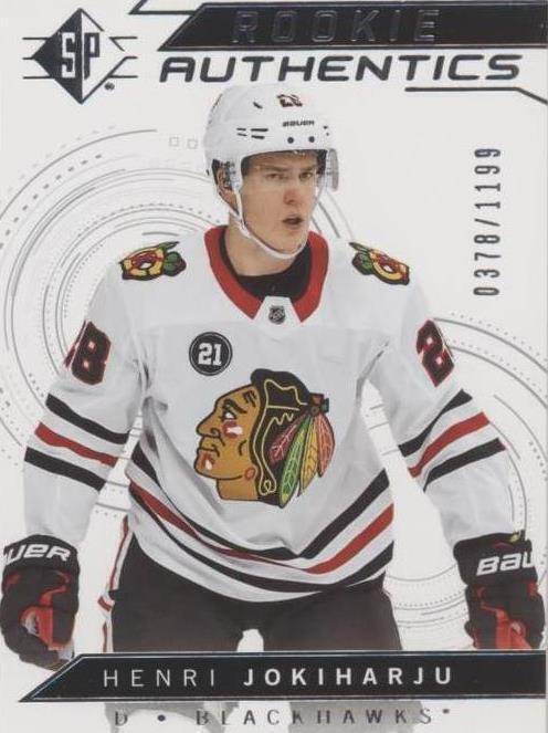 2018-19 SP - Rookie Authentics Henri Jokiharju #138 Retail /1199 (RC ...